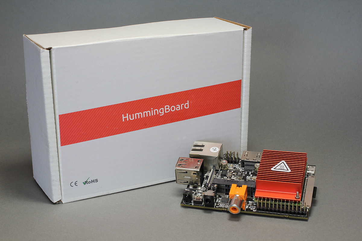 HummingBoard i2eX (SolidRun) dual core 1 GHz + 1 GB RAM - OpenDisplayCase